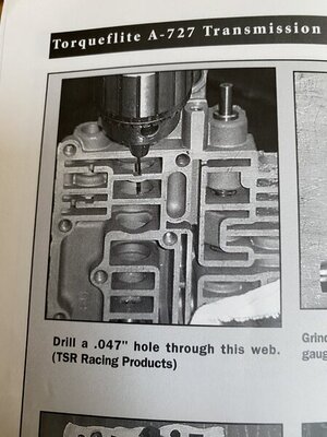 Need info on a modified 727 valve body | For B Bodies Only Classic ...