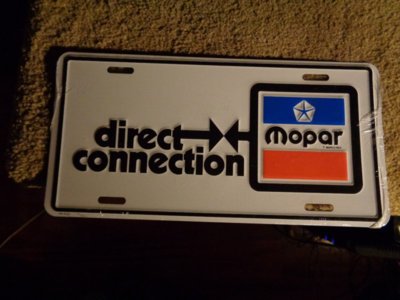 FOR SALE - mopar/DIRECT CONNECTION plates | For B Bodies Only Classic ...